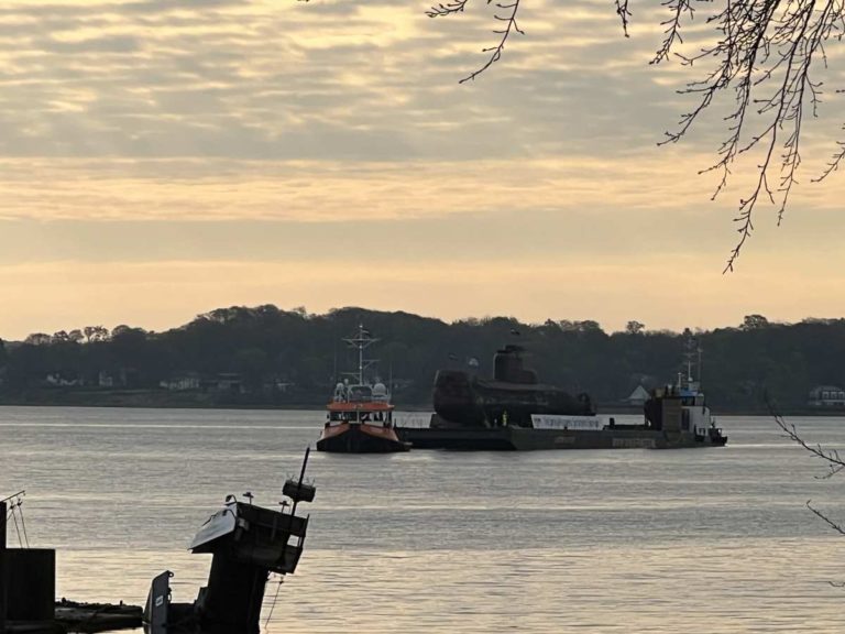 Submarine U 17 in Kiel Transport through the Kiel Canal April 29, 2023 ...